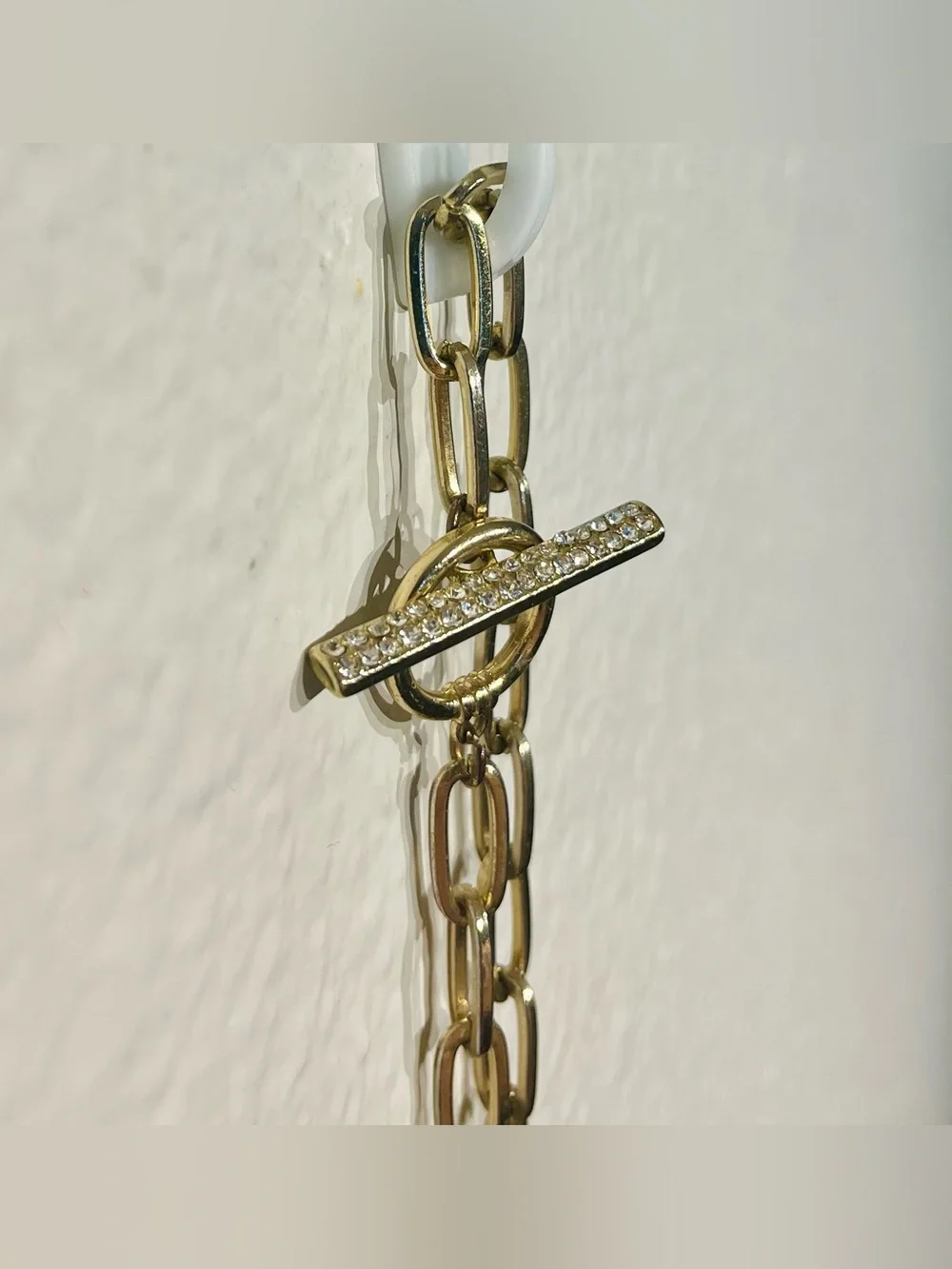 Vintage | Jewelry | Vintage Y2k Goldtone Oval Link Chain Necklace ...